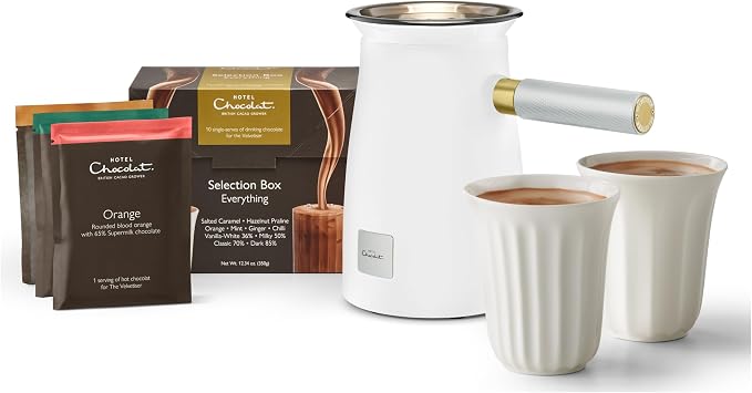 Hotel Chocolat Velvetiser - In-Home Hot Chocolate Machine - Barista ...