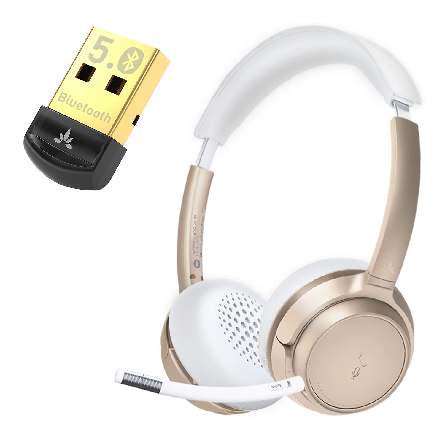 Amazon.com: Avantree DG45 & AH6B, Bundle - USB Bluetooth 5.0 Adapter ...