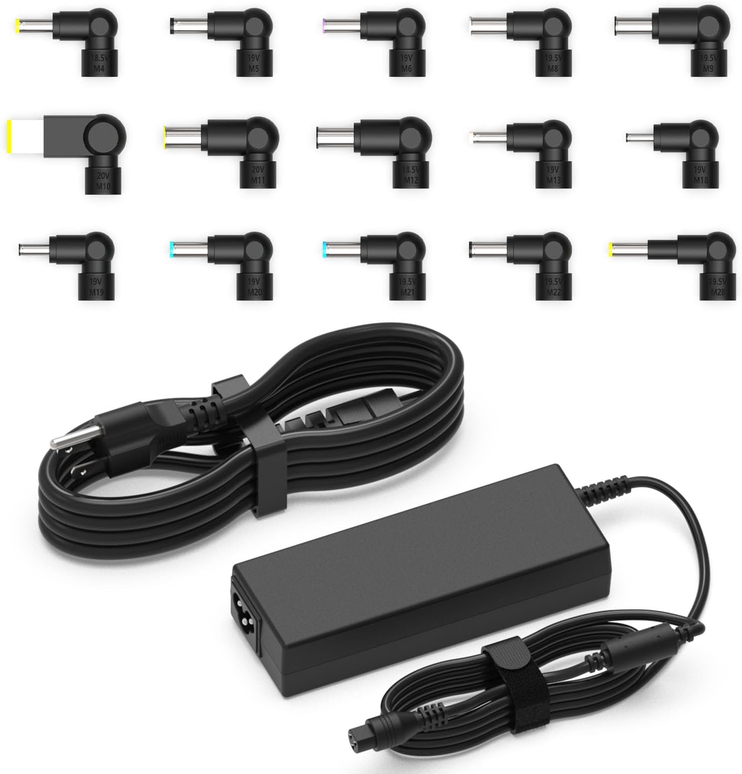 Hafiuege 90W Universal Portable Laptop Charger, 18.5V 19V 19.5V 20v ...