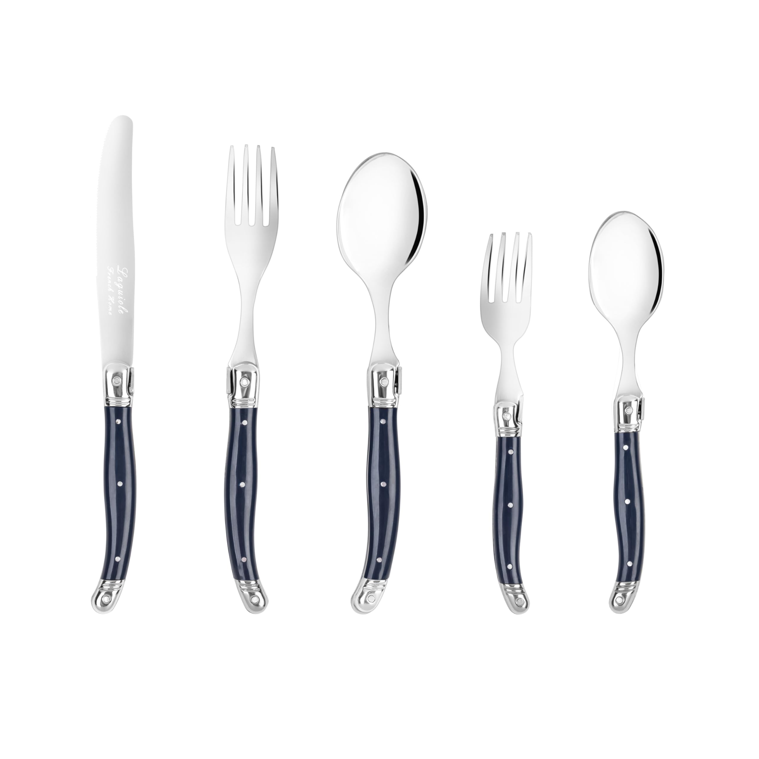 Amazon.com | French Home Laguiole 20 Piece Flatware Set – 18/10 ...