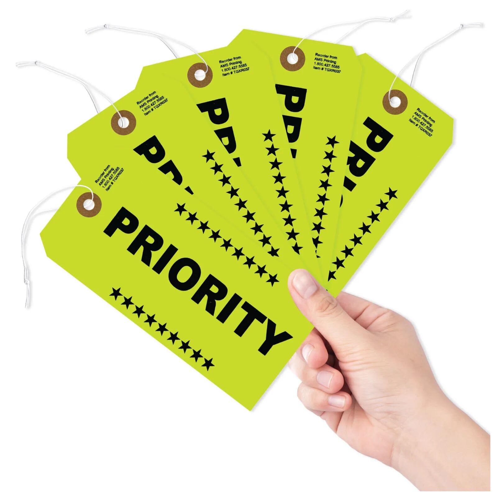 Amazon.com: 50 Priority Designation Baggage Handling Tags with Elastic ...