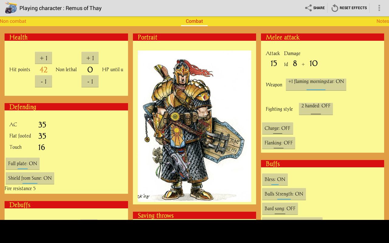 RPGenius: Character Sheets - App on Amazon Appstore