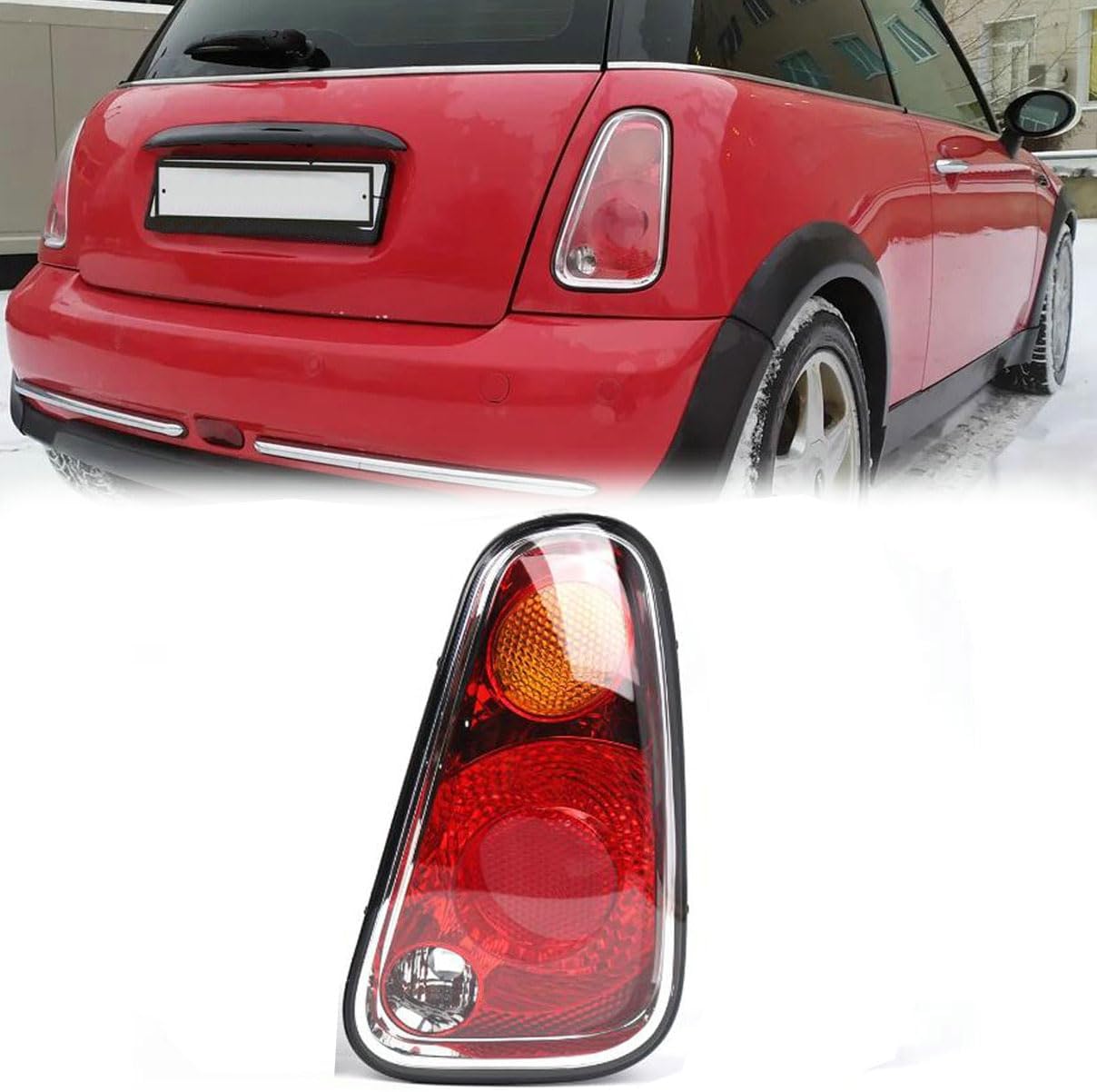 Amazon.com: Bayyee Red Rear Tail Light Lamp Len Housing Fit For Mini ...