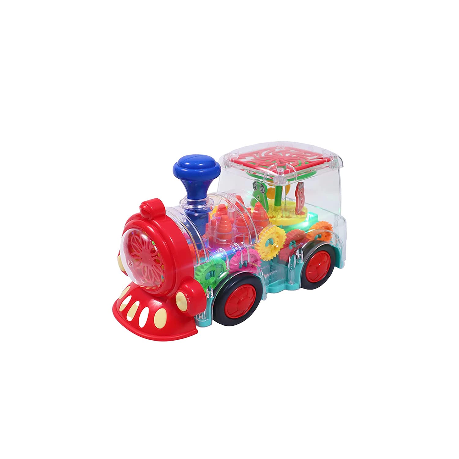 Buy Peary Transparent Train Engine Universal Walking Gear Display ...