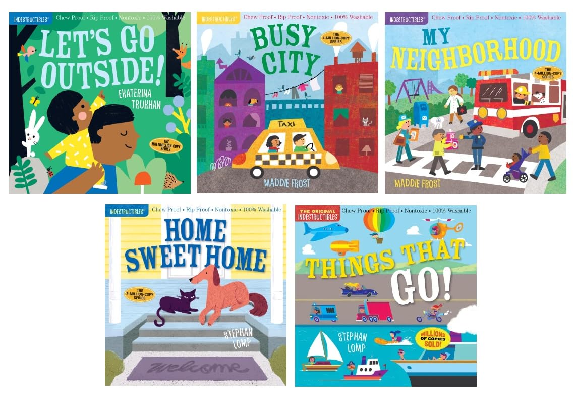Indestructibles Series Explore with Baby 5-Book Collection Set - Chew ...