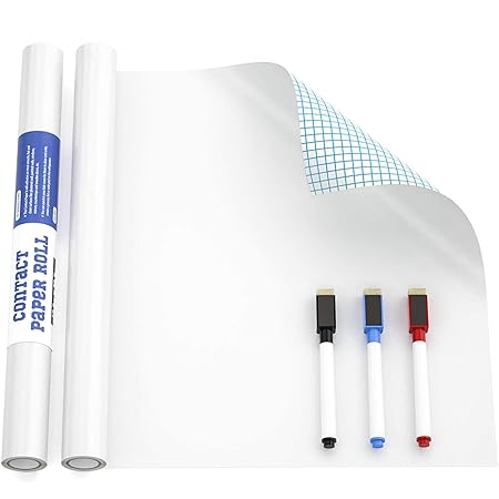 Amazon.com : Prefer Green Self-Adhesive Whiteboard Wall Decal Sticker ...