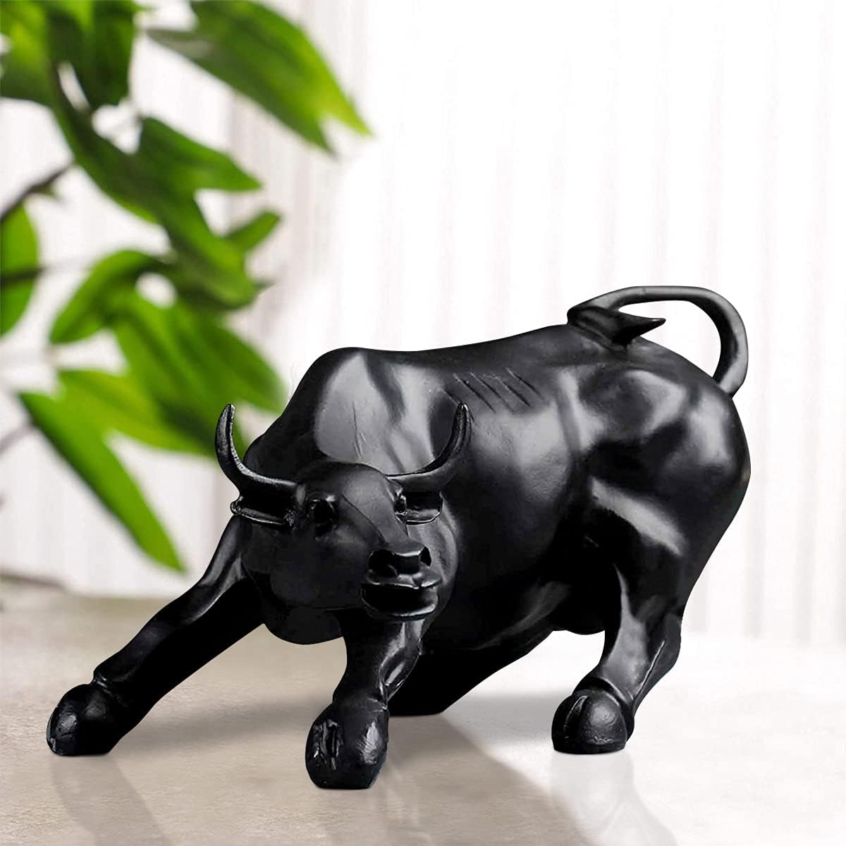 Buy POPSY 10" Handicrafts Statue Bull Sculpture Ornament Abstract ...
