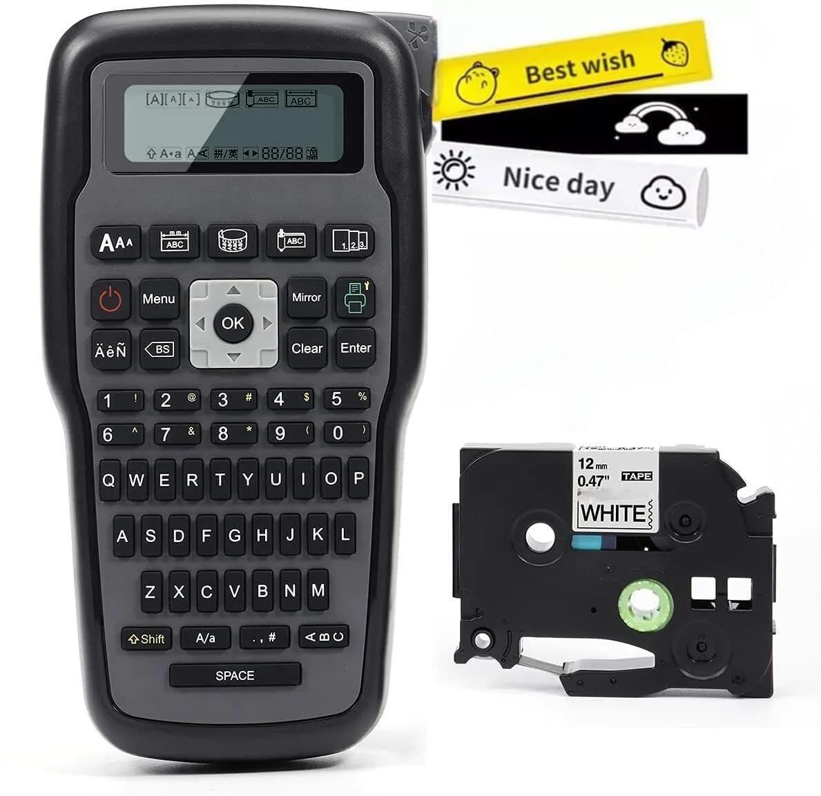 Amazon.com : Label Maker Machine with Tape E1000 Pro Portable Label ...