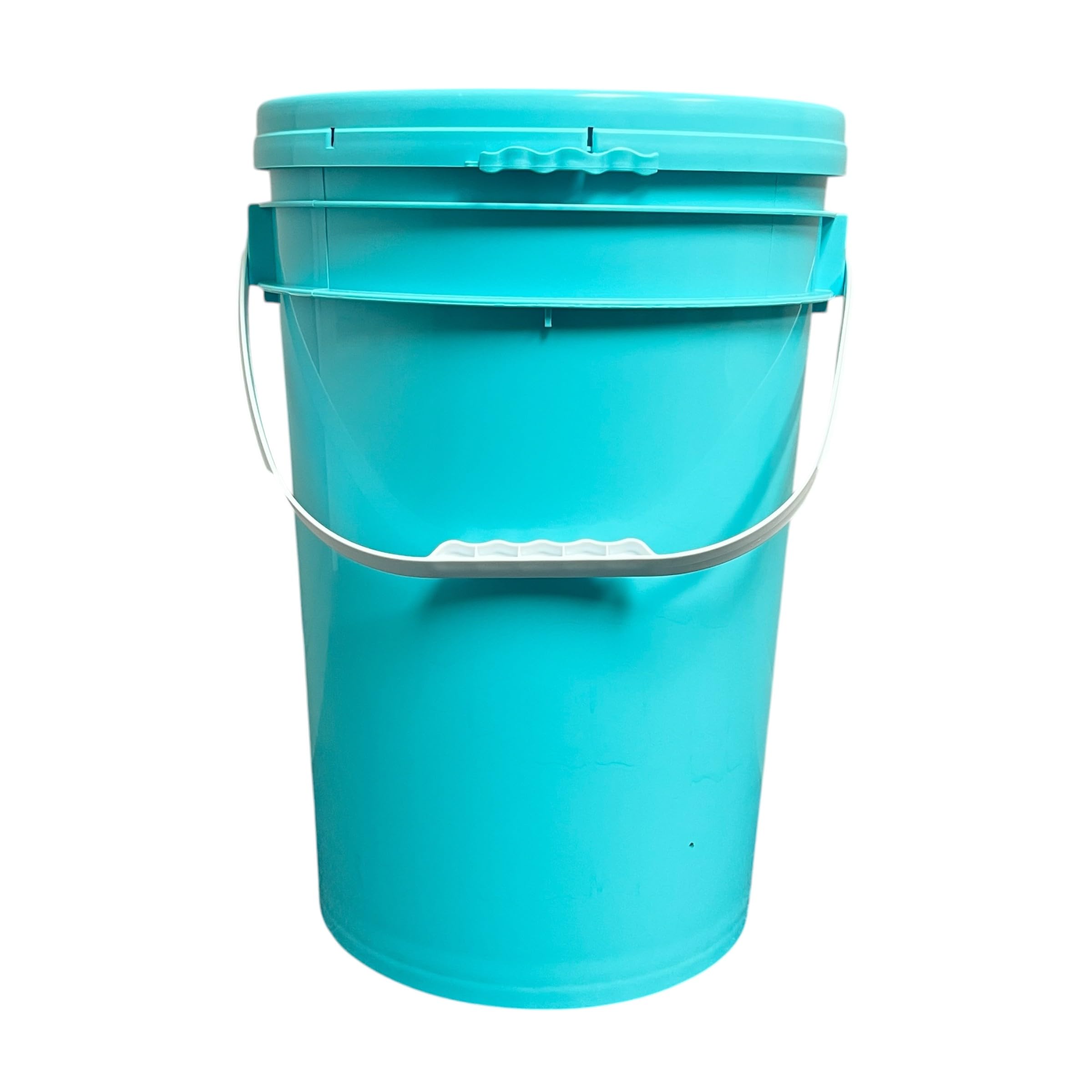 Six Gallon Bucket With Lid 6 Gallon API White Bucket With Gamma Seal