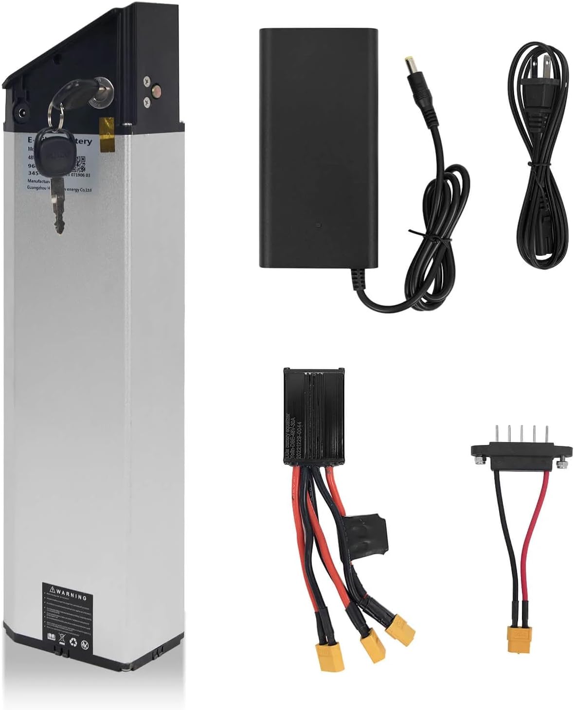 Amazon.com: Wallke Ebike H9 AWD Front Battery Kit 48V 22Ah Large ...