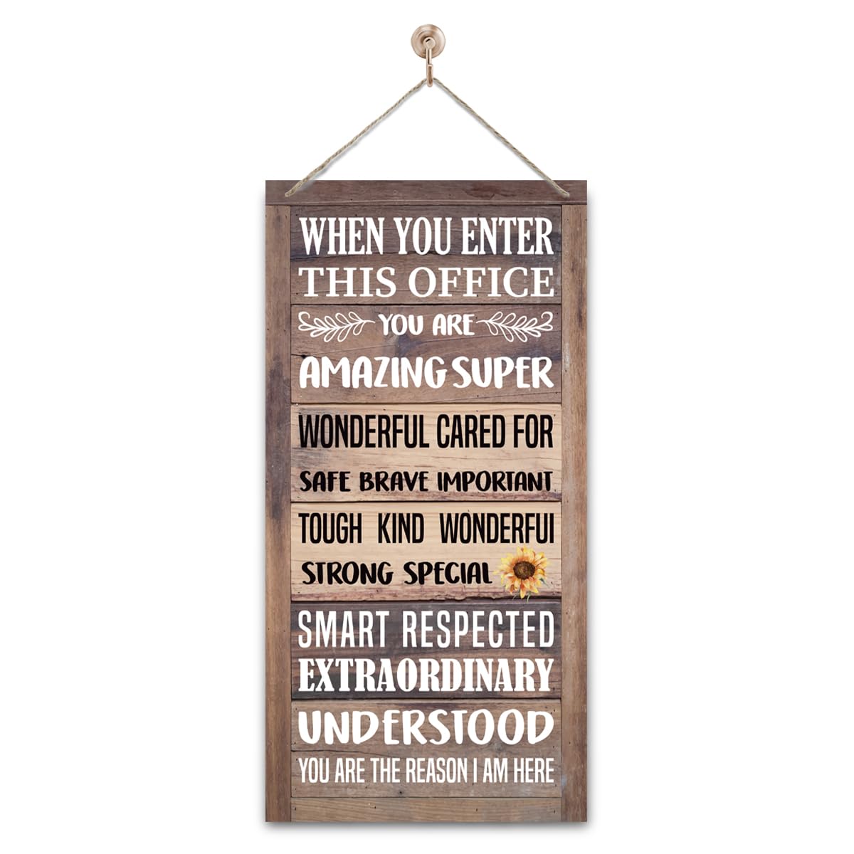 Amazon.com: Office Decor, Office Welcome Sign, Decorative Wall Plaque ...