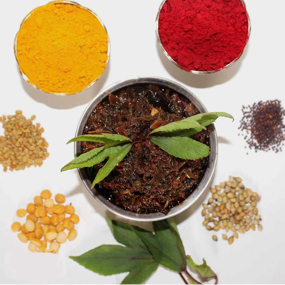 Sitara Foods Gongura Red Chilli Pickle Sorrel Leaves Pickle Home Made ...