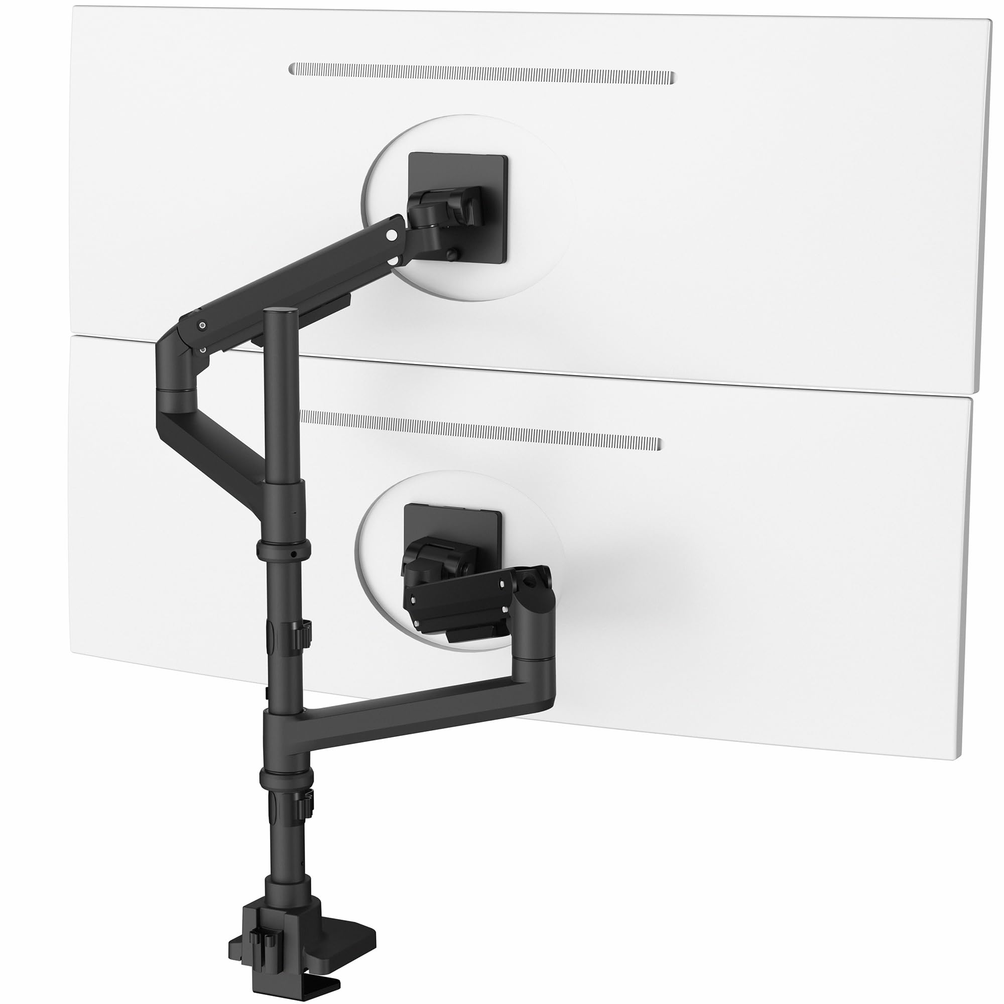 Amazon.com: VIVO Pneumatic Arm Dual Ultrawide Monitor Extra Tall Desk ...