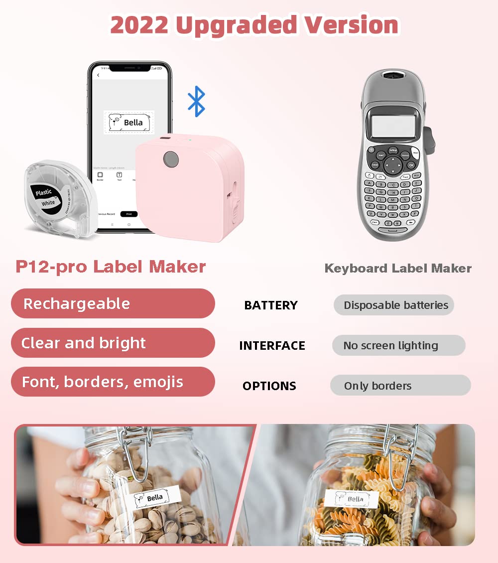 Snapklik.com : Phomemo Label Makers - Portable Bluetooth Label Printer ...