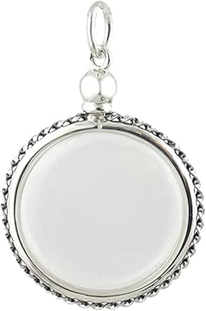 Amazon.com: Clear Locket, Small - 925 Sterling Silver - Cherished Items ...