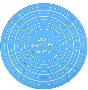 Amazon.com: 13 inch Round Silicone Baking Mat Cake Mat Silicone Cake ...