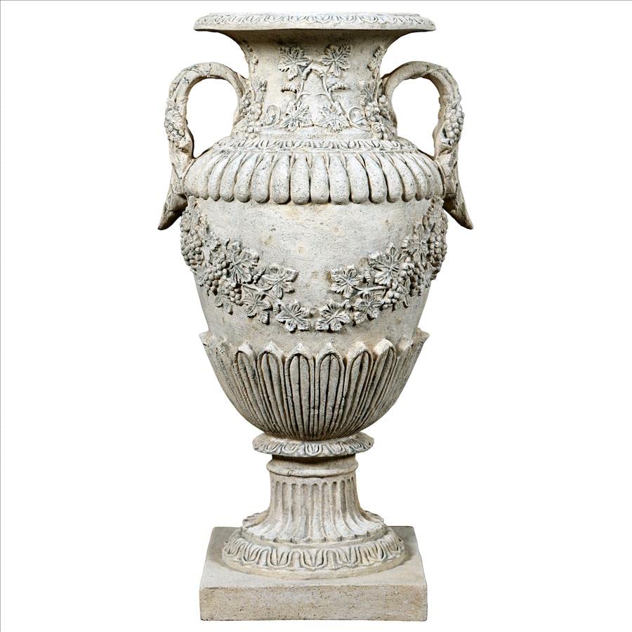 Amazon.com : Design Toscano Wine Harvest Oviform Architectural Garden ...