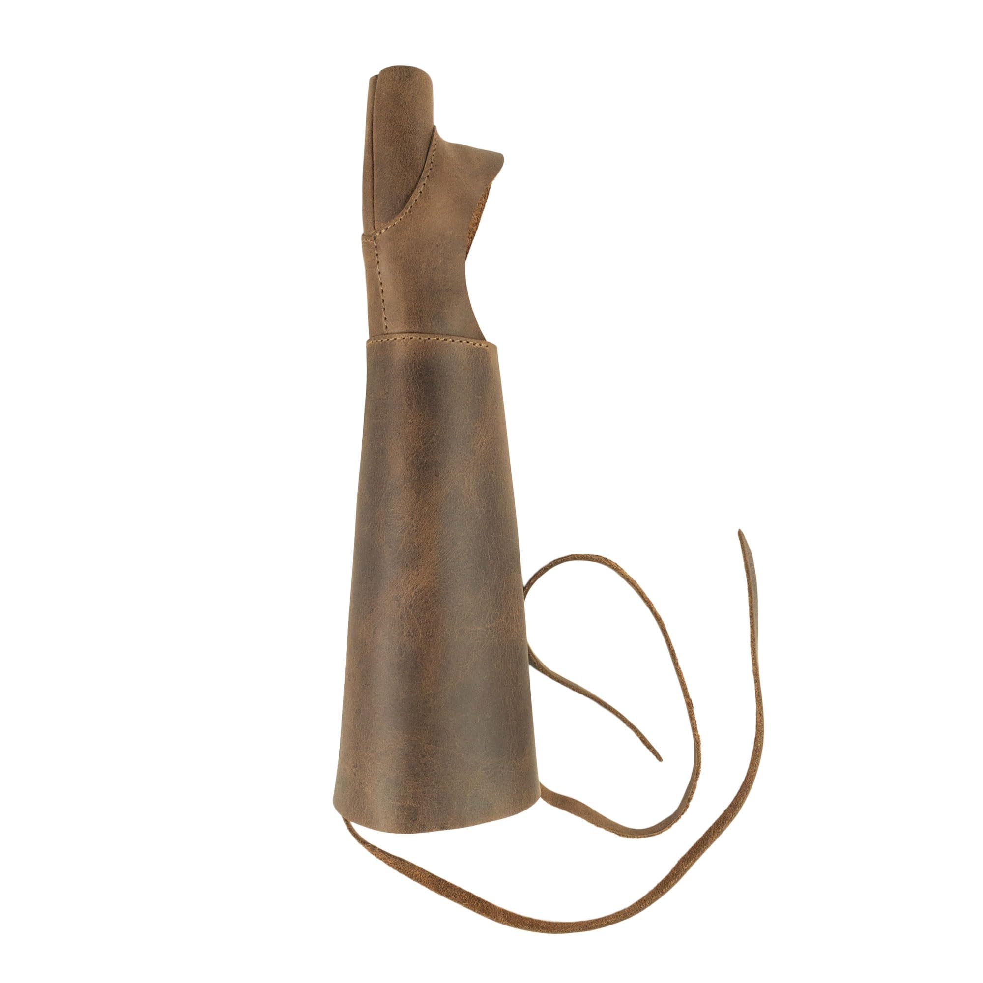 Archery Bows Handmade Leather Archery Arm Guard - Adjustable Full Grain ...