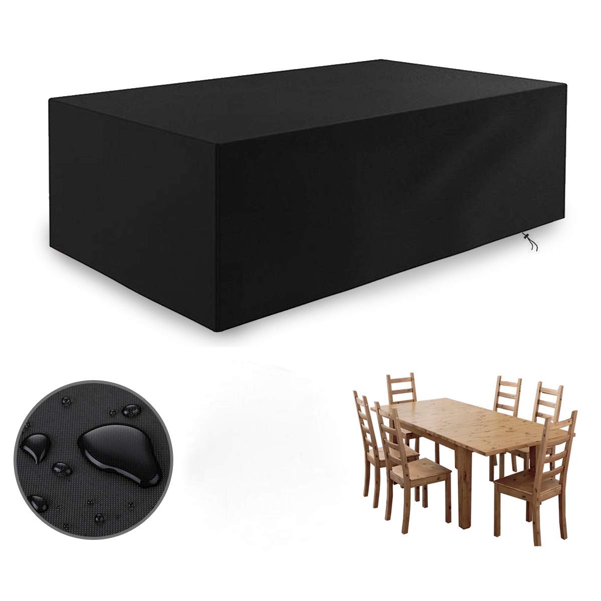 ADEPTNA Heavy Duty water resistant Garden Outdoor Patio Furniture Cover ...