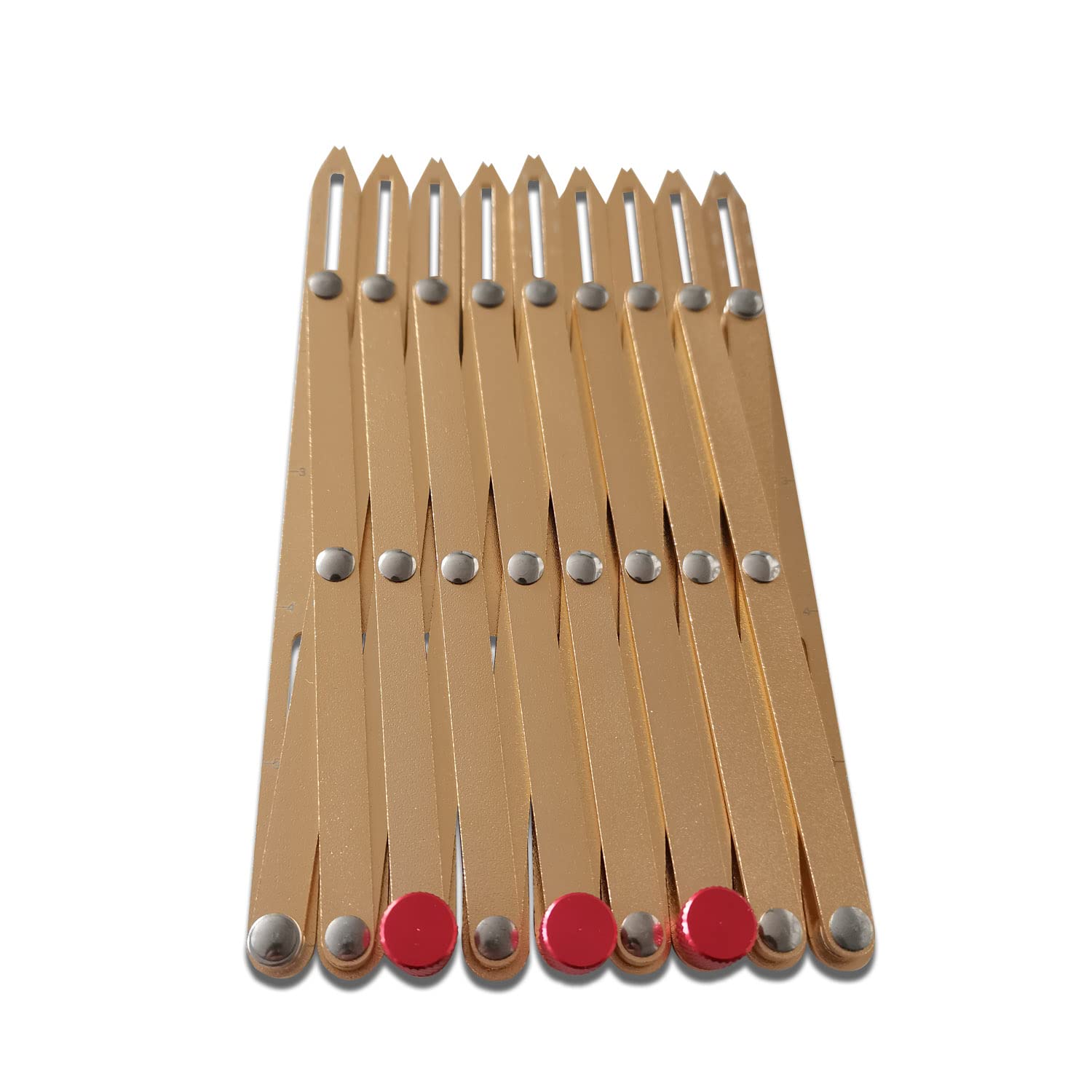 Snapklik.com : YICBOR Expanding Aluminum Sewing Gauge Button Guide ...