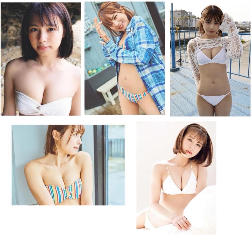 Amazon.co.jp: 宮崎あみさ A4 判 A4サイズ 写真 5枚 D 水着 下着 グラビア ラブリー : ファッション