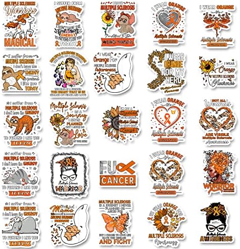 Amazon.com: 50 Pack Pcs Multiple Sclerosis Awareness Orange Ribbon ...
