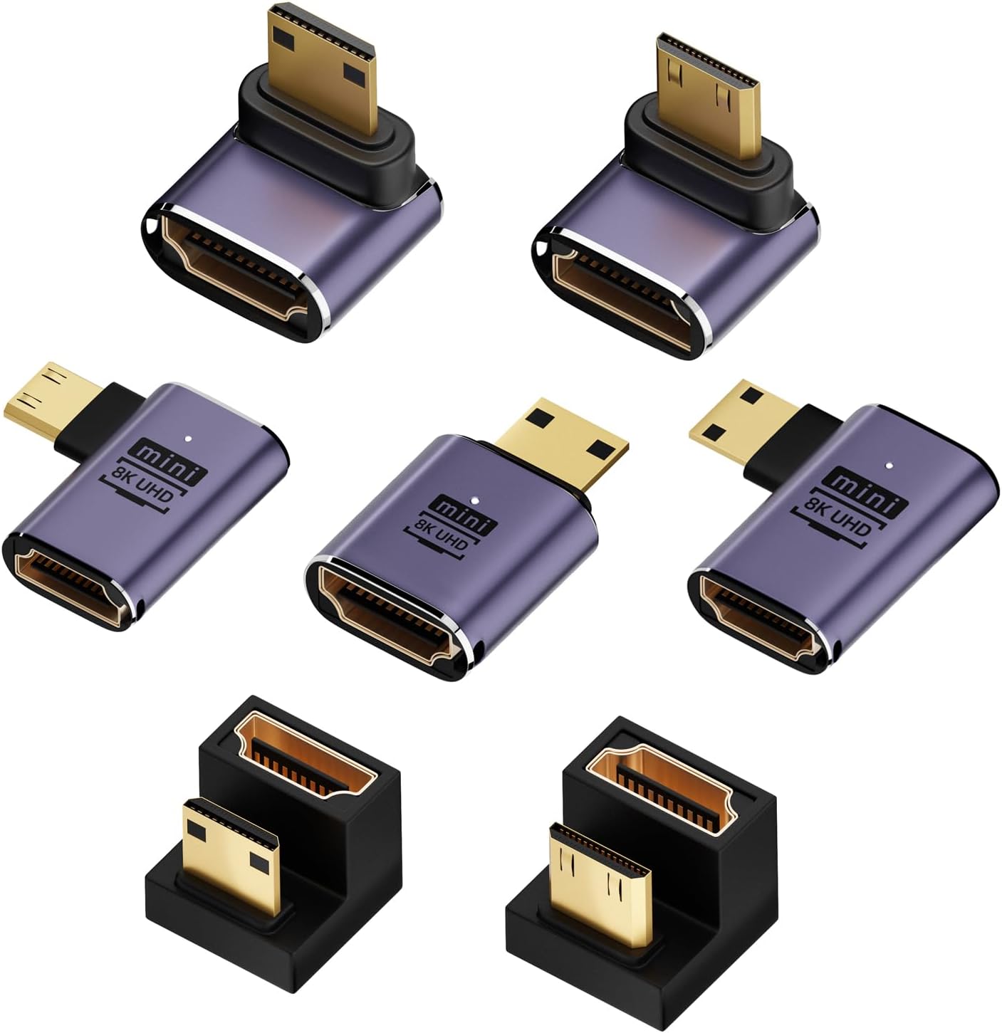 Amazon.com: Duttek 8K Mini HDMI to HDMI Adapter, 48Gbps HDMI to Mini ...