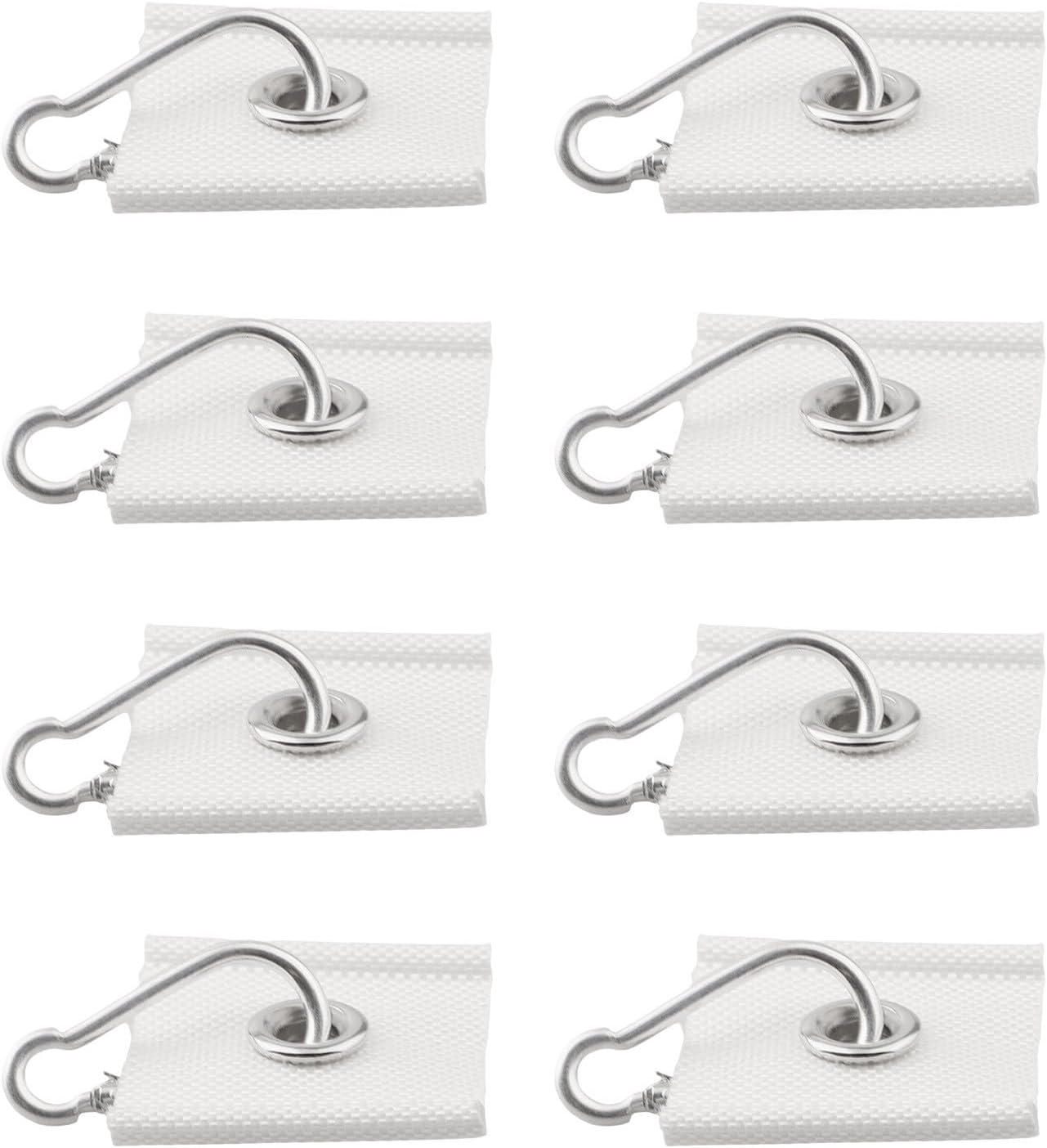 Honseadek Awning Rail Hooks Double Sided Canopy Hooks for RV Caravan ...