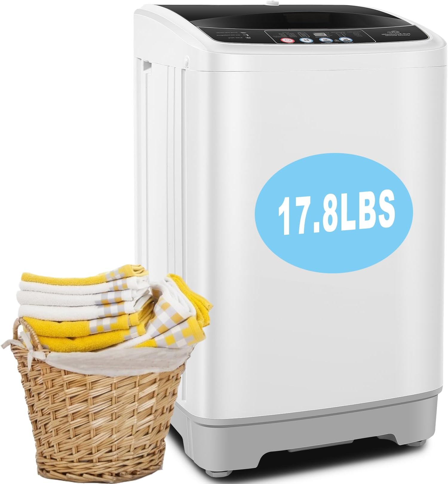 Amazon.com: Nictemaw Portable Washing Machine, 20Lbs Capacity Full ...