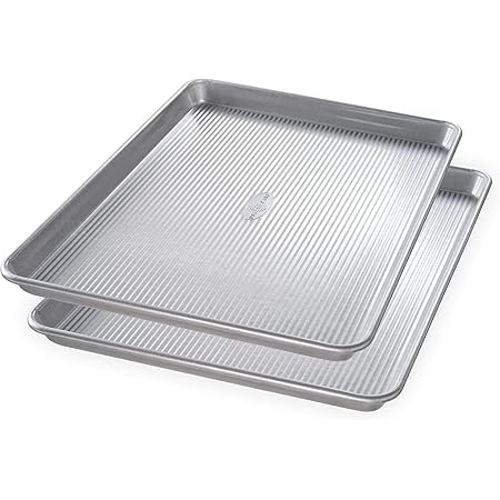 Amazon.com: USA Pan Bakeware Mini Sheet Pan Warp Resistant with ...