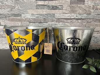 Amazon.co.jp: Corona Beer Corona Extra Tin Bucket, Set of 2 : Home ...