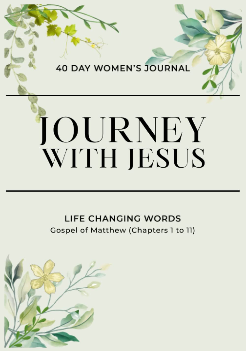 Journey with Jesus: 40 Day Women's Journal (Gospel of Matthew, Chapters ...