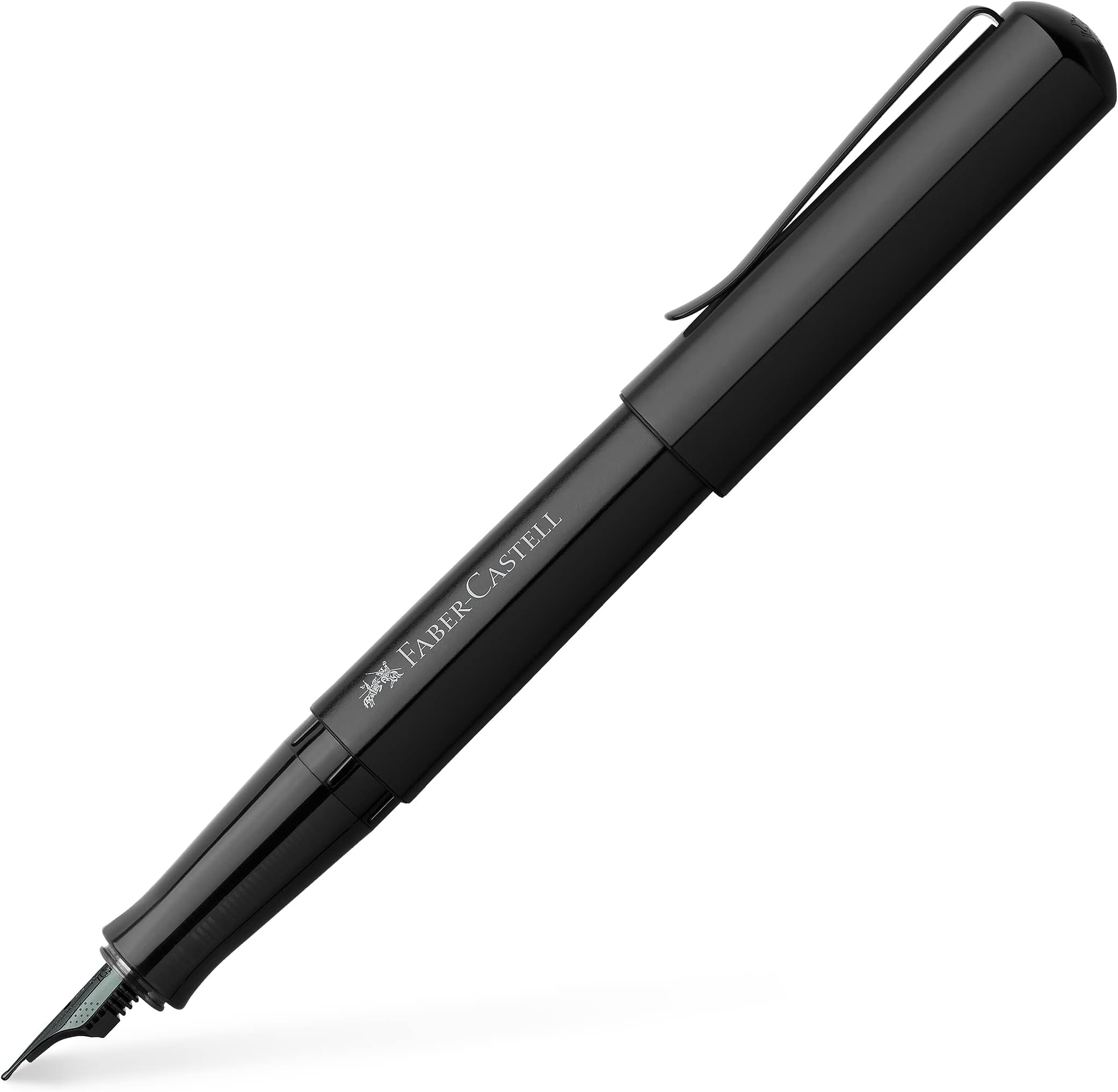 Faber-Castell HEXO BLACK FOUNTAIN PEN – MEDIUM NIB : Amazon.in: Office ...