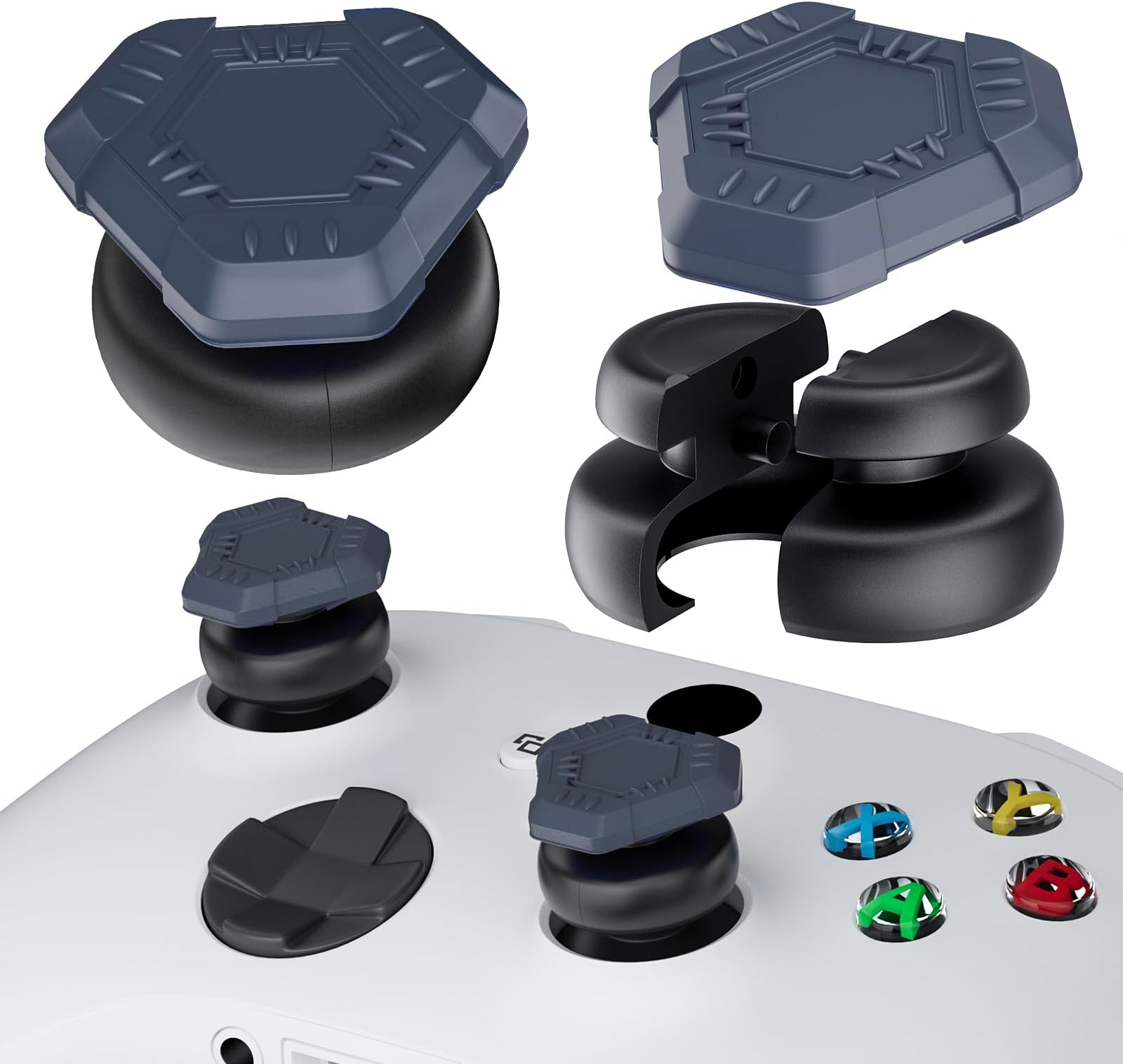 Amazon.com: PlayRealm NO Falling Off Thumbstick Extender & Silicone ...