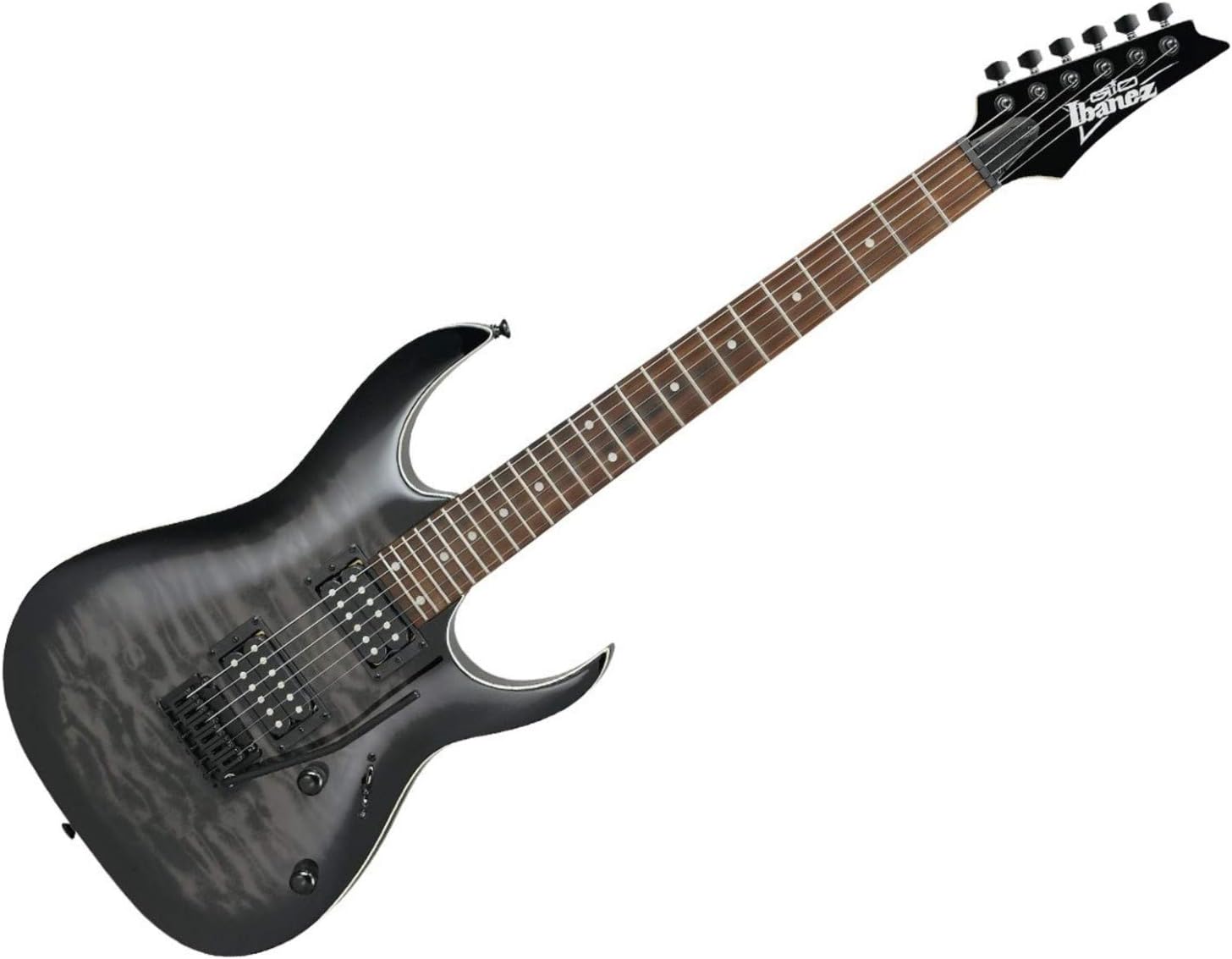 Amazon.com: Ibanez Standard RGA42FM - Transparent Gray Flat : Musical ...