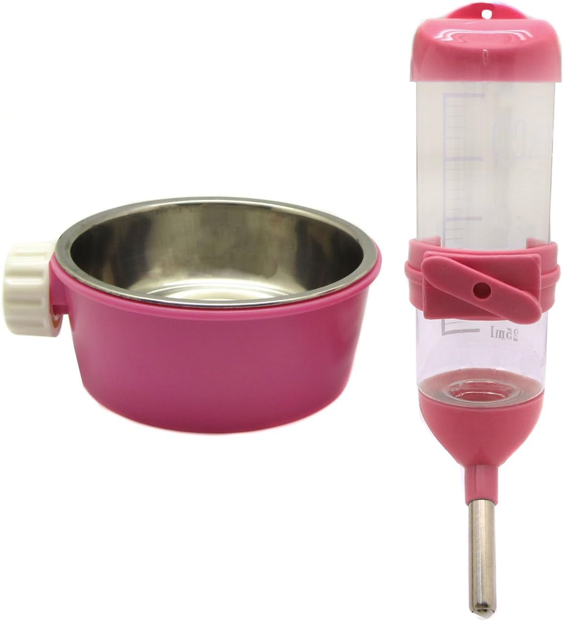 Amazon.com : Alfie Pet - Flynn Food Bowl and Water Bottle Set for Mouse ...