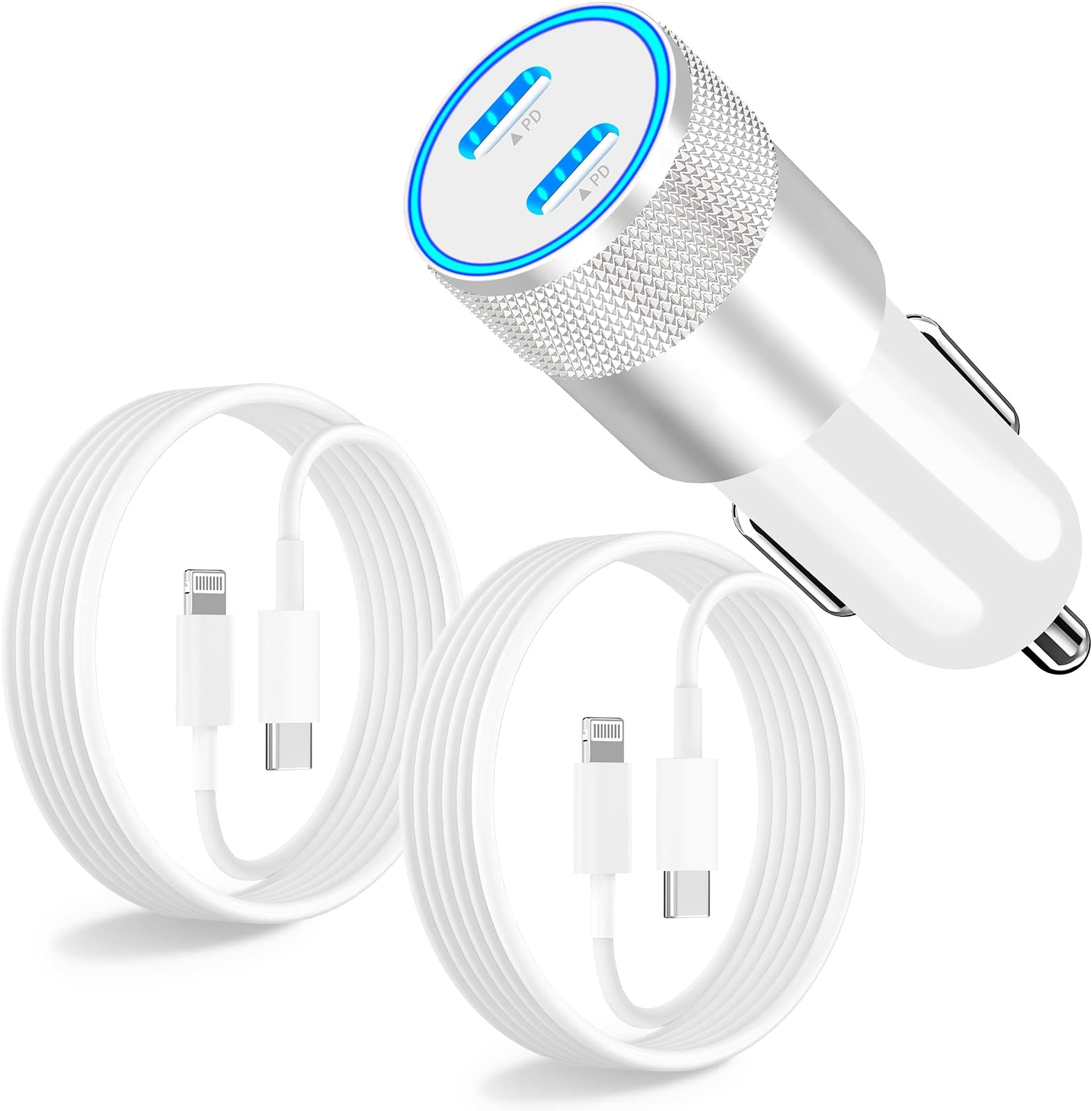 Amazon.com: 【MFi Certified】iPhone Car Charger Fast Charging, Braveridge ...
