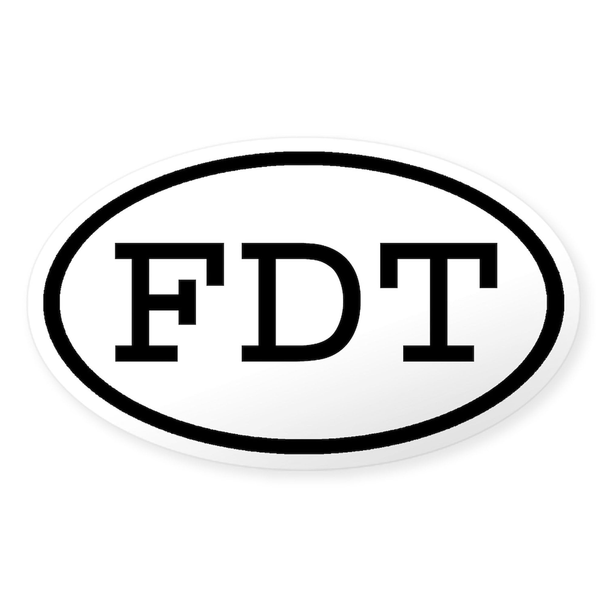 Amazon.com - CafePress FDT Oval Oval Sticker Oval Car Bumper Sticker