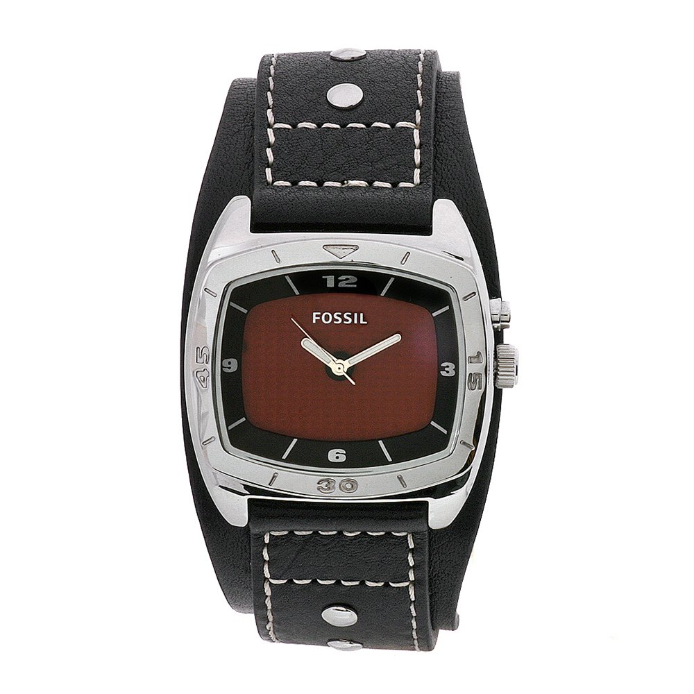 Fossil Men's AM3696 Kaleido Quartz Interchangeable Black/Red Dial Watch ...