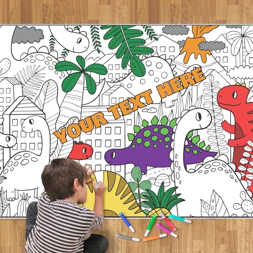 Amazon.com: Personalized Giant Coloring Poster - Jumbo Coloring Sheets ...