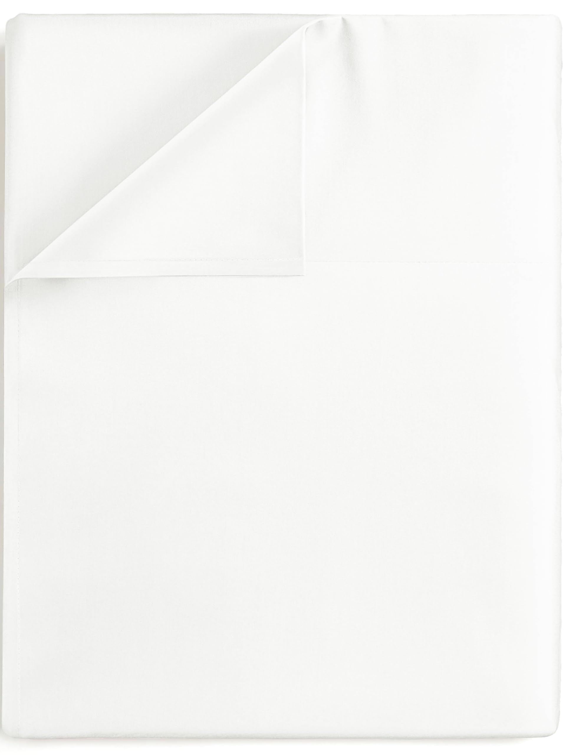 Amazon.com: Queen Size Flat Bed Sheet - Hotel Luxury Single Flat Sheet ...