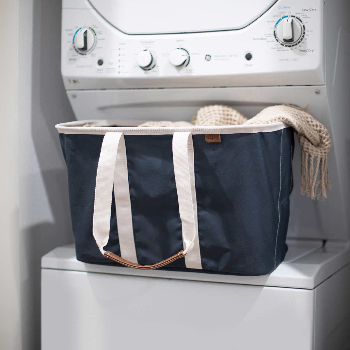 Snapklik.com : CleverMade Collapsible Fabric Laundry Baskets-Foldable ...