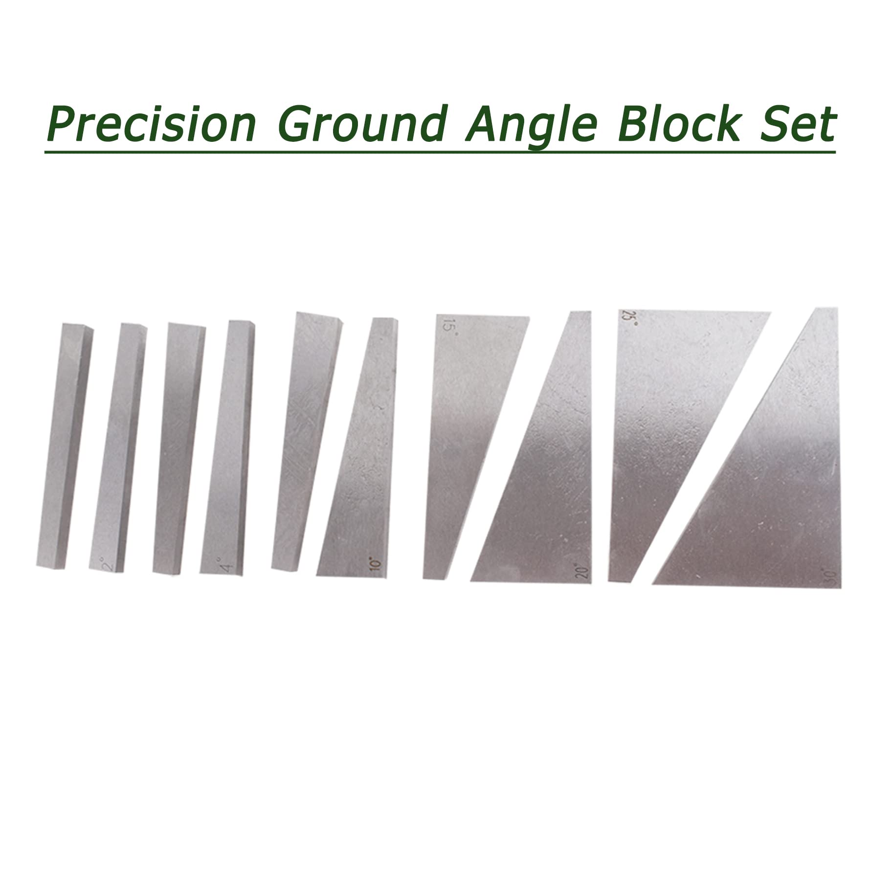 Snapklik.com : Timunr 10Pcs 1 To 30 Precision Ground Angle Block Set, 0 ...