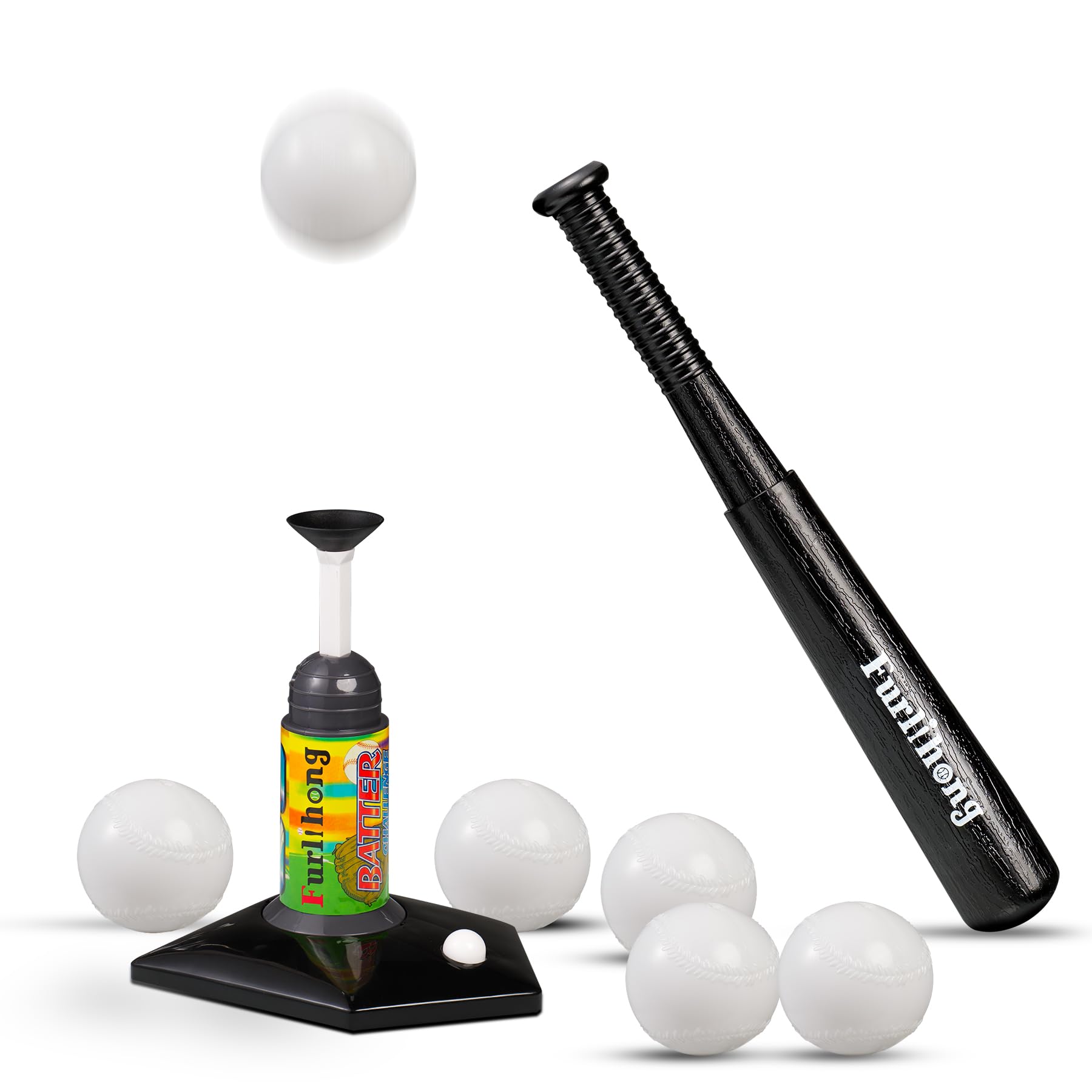Amazon.com: Furlihong 368BH T Ball Set for Kids, Baseball Launcher with ...
