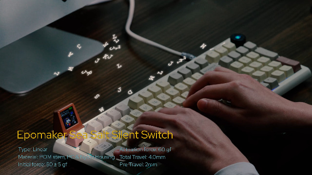 Watch Epomaker Sea Salt Silent Switch on Amazon Live