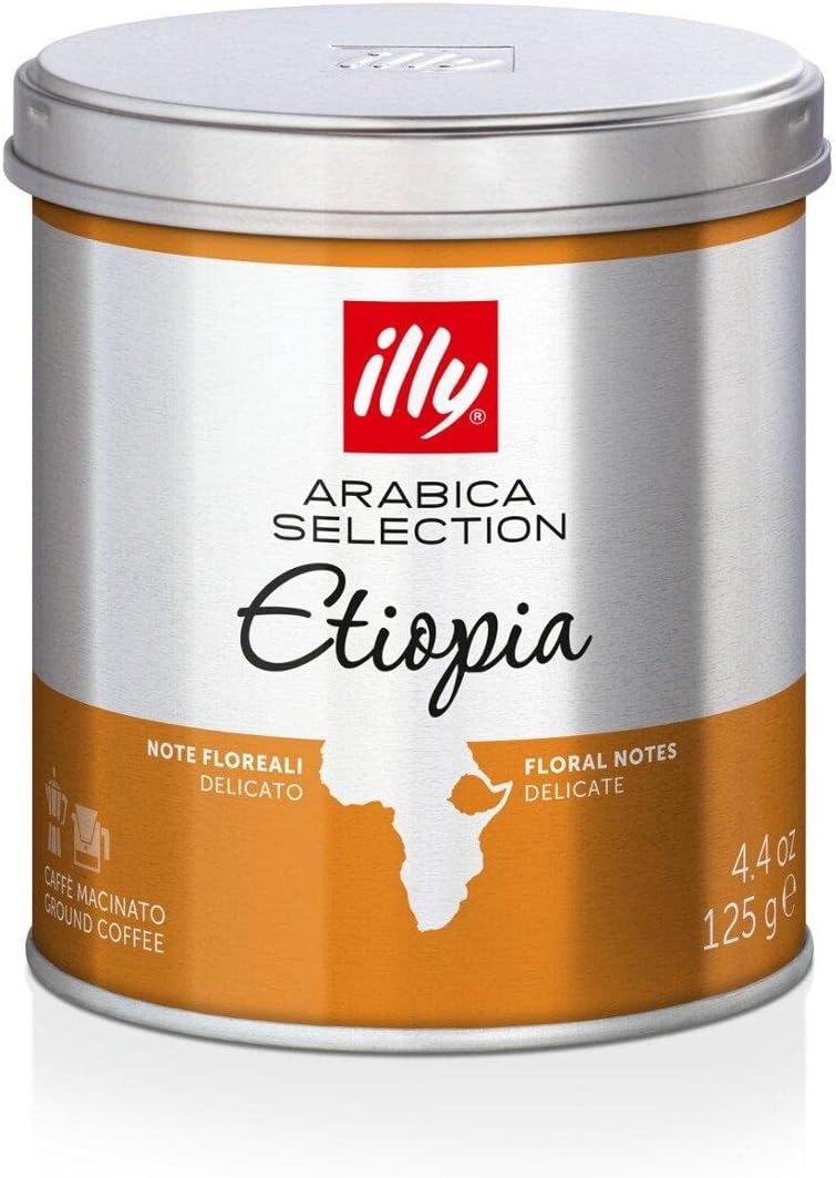 Illy Ethiopia Ground Coffee 125g : Amazon.co.uk: Grocery
