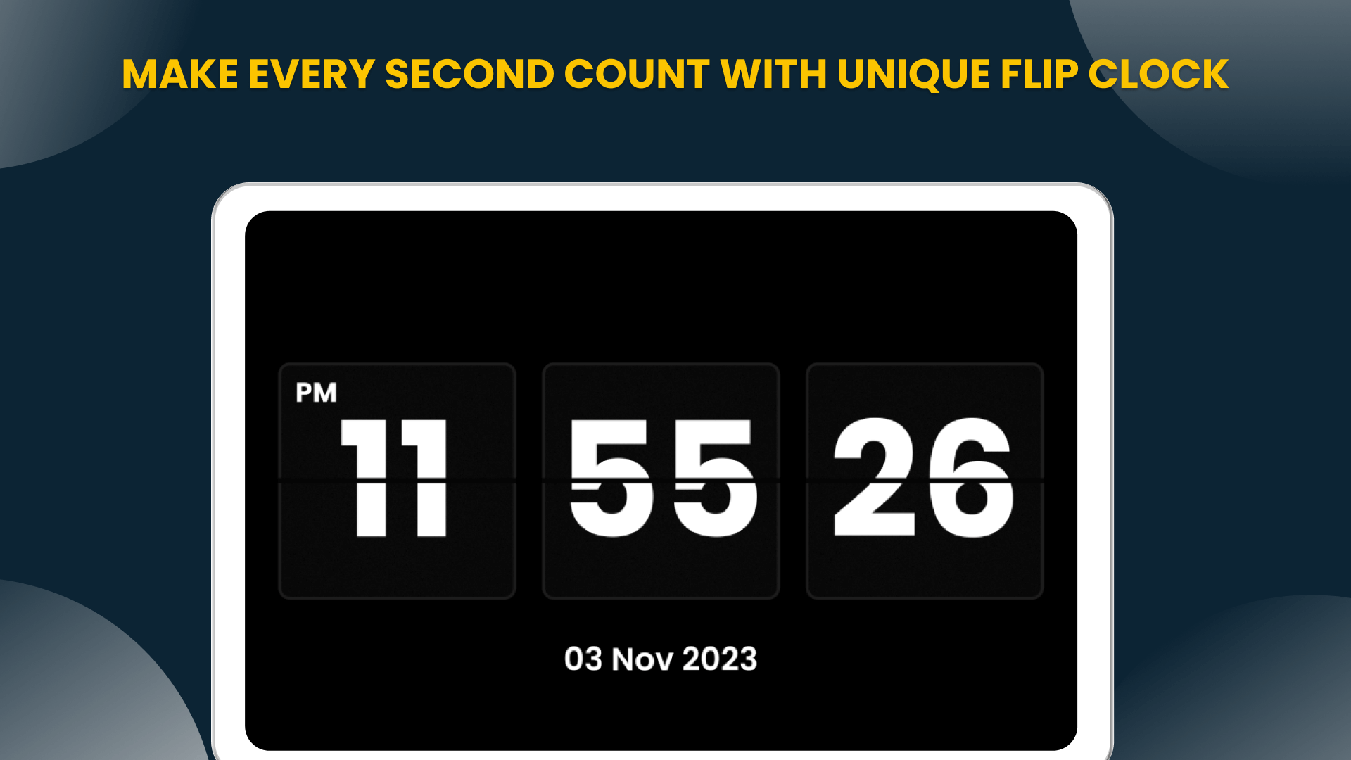 Clock Faces Collection with Flip Clock Screensaver – simple digital ...