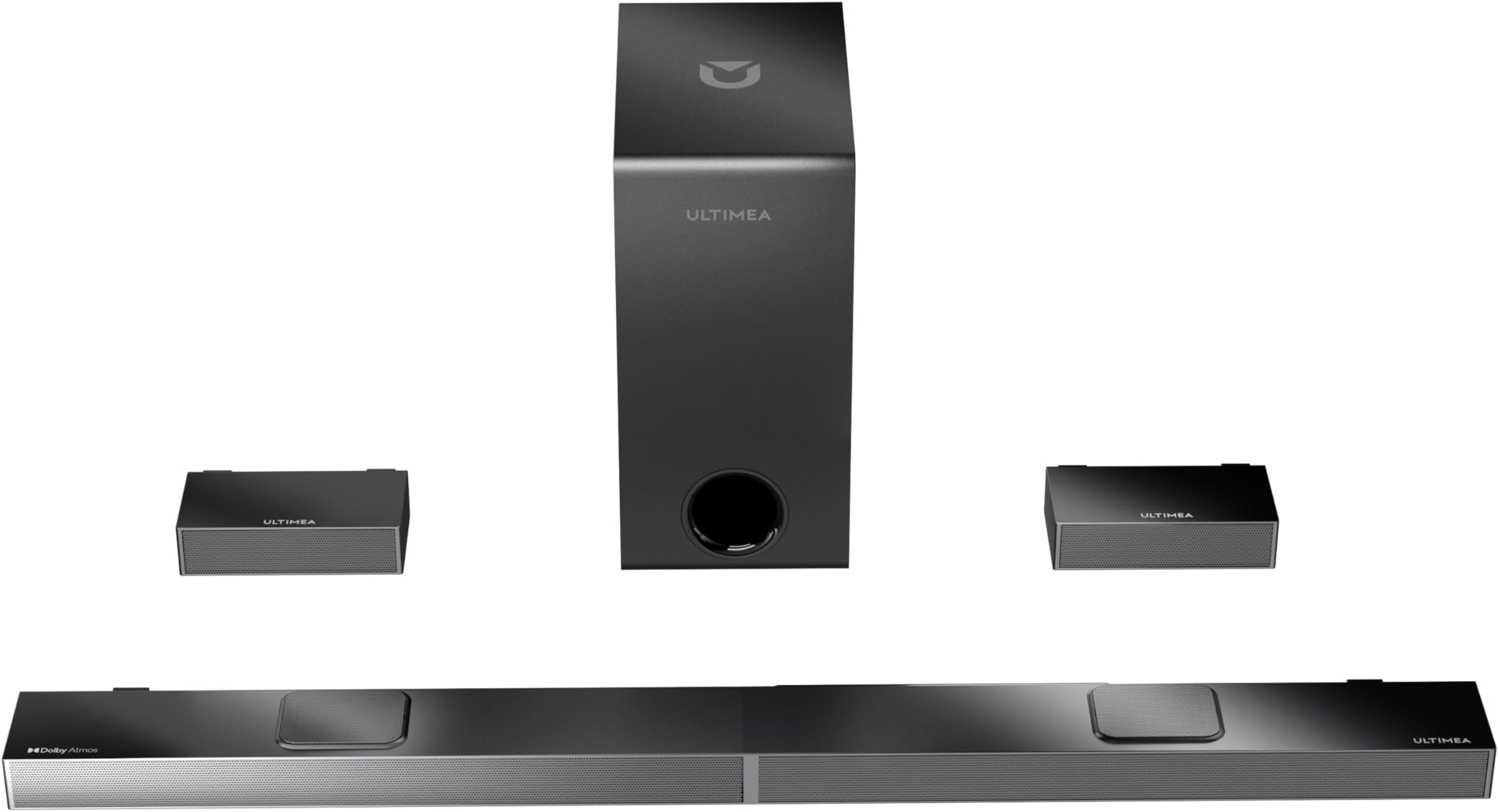 Amazon.com: ULTIMEA 5.1.2Ch Sound Bar with Dolby Atmos, 8" Wireless ...