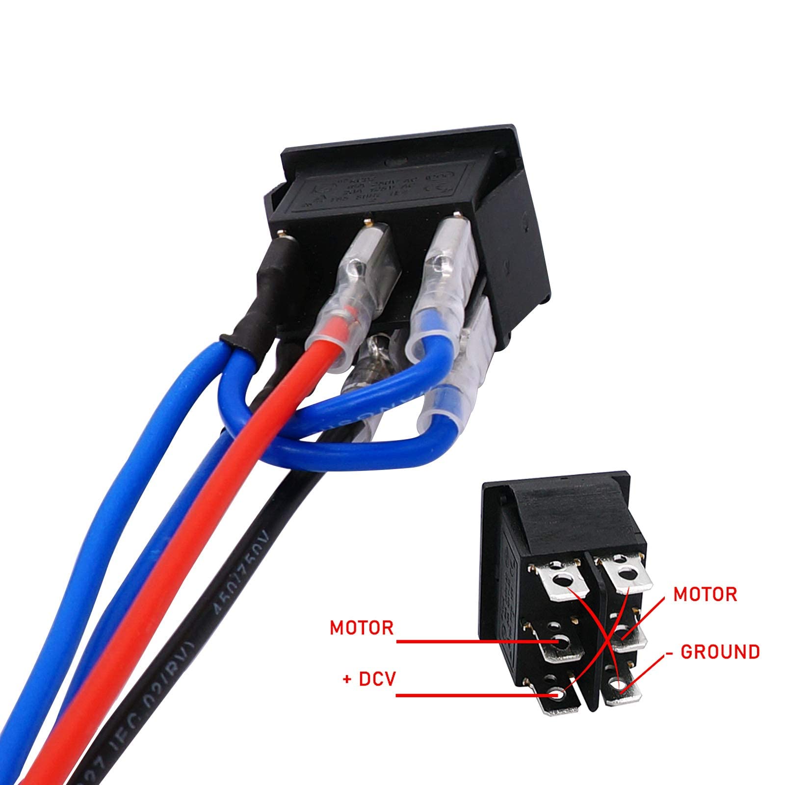 Snapklik.com : TWTADE Momentary Polarity Reverse Switch DC 12V 20A ...