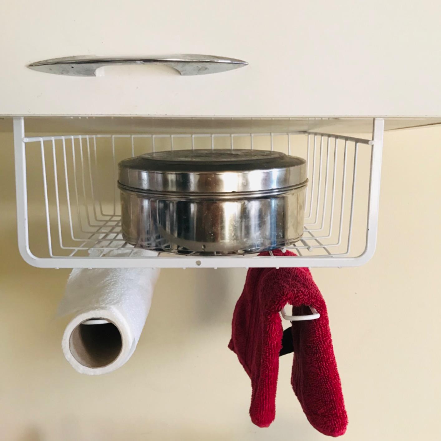 ABOUT SPACE Under Shelf Rack - Multipurpose Under Shelf Basket ...